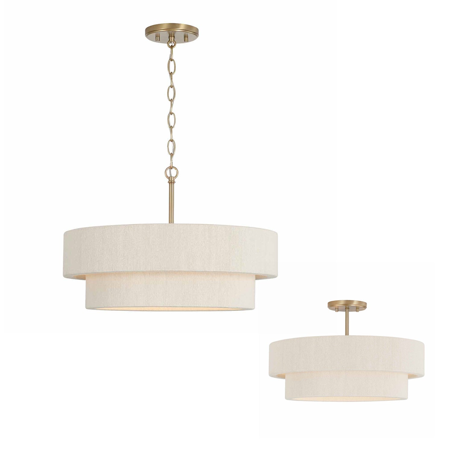AMANDA DUAL FLUSH MOUNT | Lighting Connection