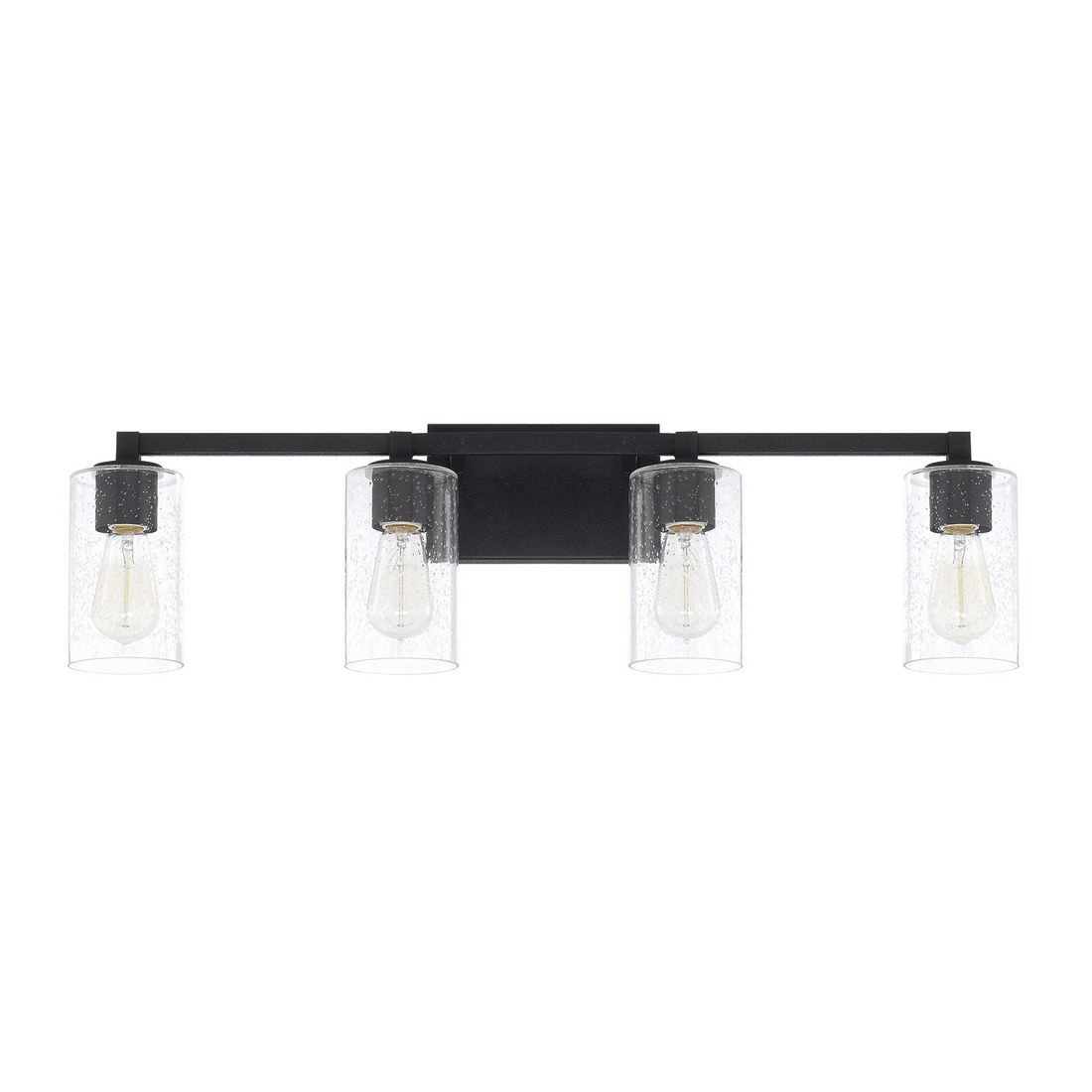 Mika Black 3 Light Vanity | Lighting Connection