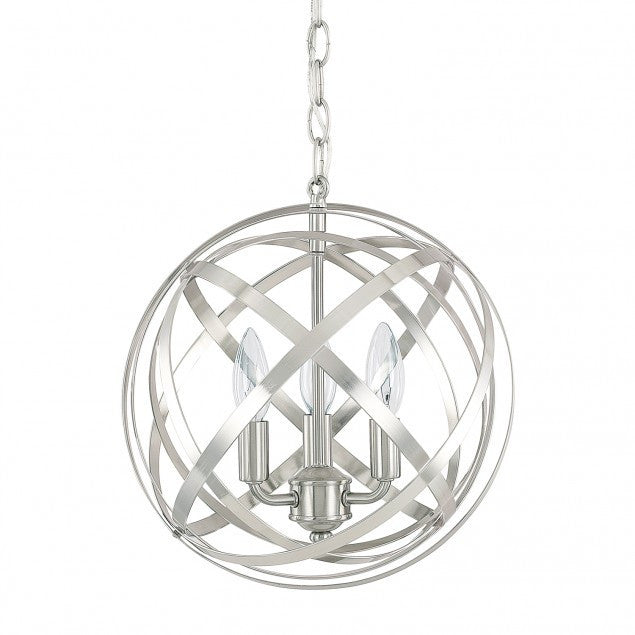 Skai Orb Chandelier in Russet | Lighting Connection