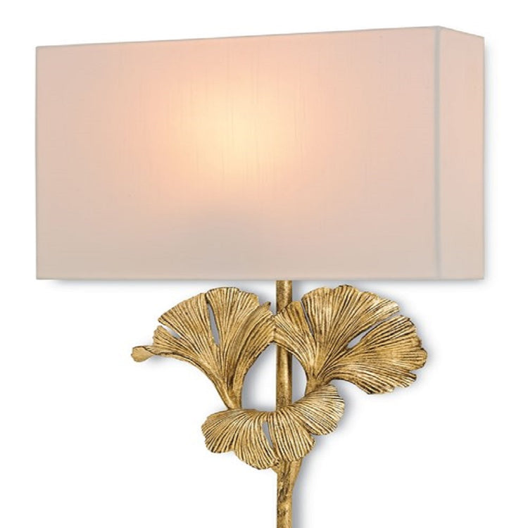Gingko Wall Sconce in Silver | Lighting Connection