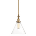 Drake Pendant by Savoy House in Warm Brass | Lighting Connection
