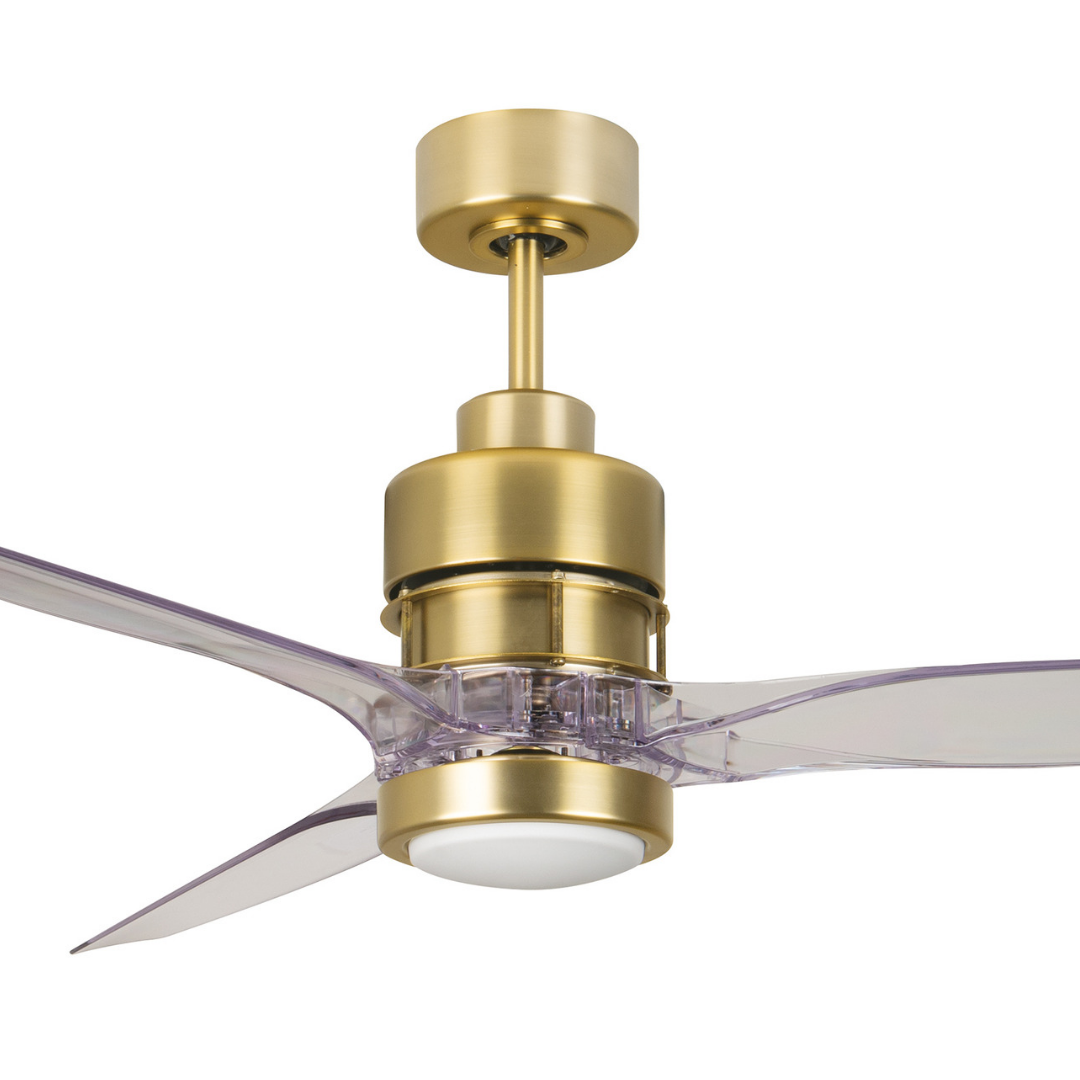 Clear Acrylic Blade Ceiling Fan | Shelly Lighting